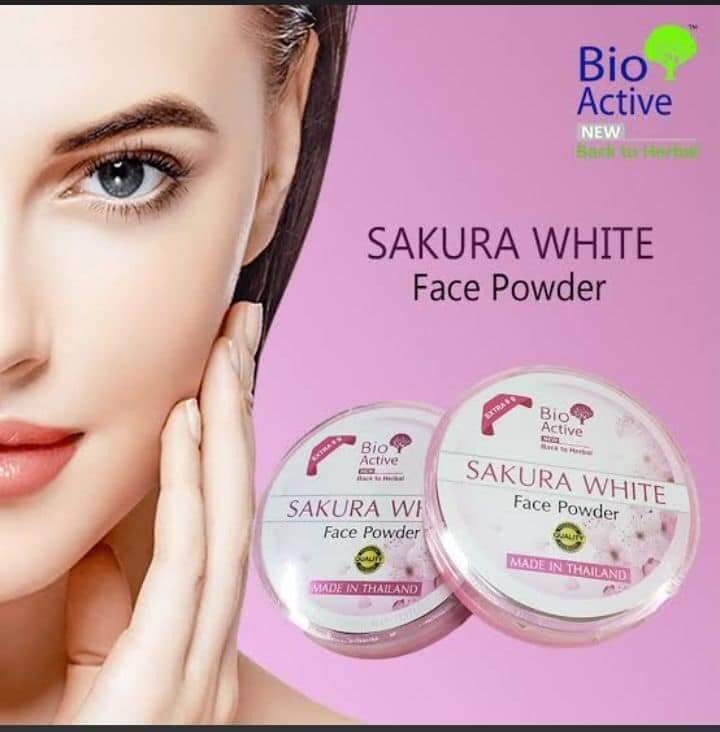 Bio Active Sakura White Face Powder 10g - Entity Mart
